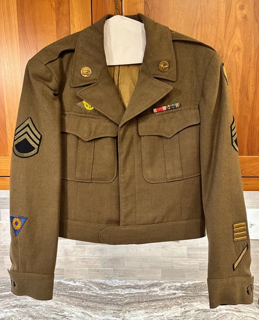 WWII ARMY AIR Forces NCO Jacket - EXCELLENT CONDITION £103.98 - PicClick UK