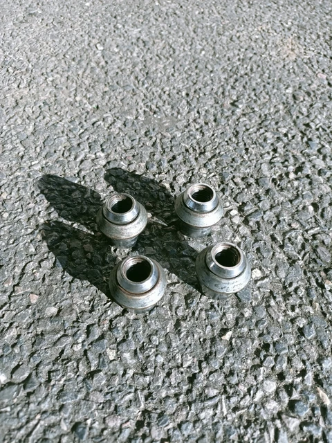 GENUINE FORD MONDEO Mk3 Focus Fiesta Chrome Locking Alloy Wheel Nuts ...