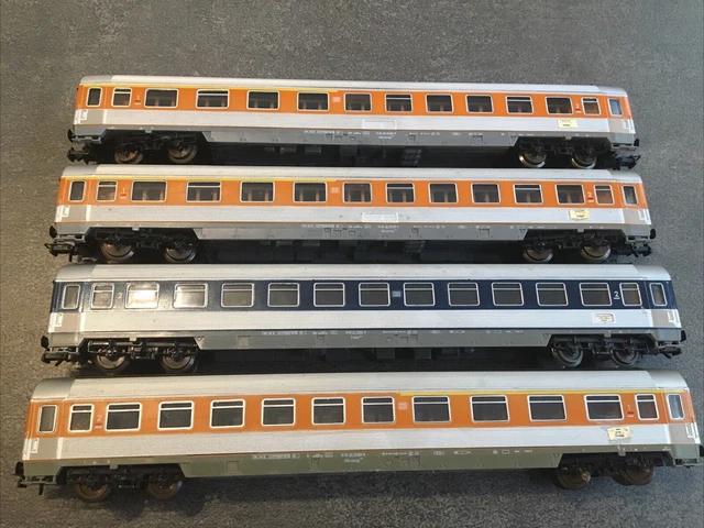 ROCO H0 4273 Wagenset, 4 Wagen als Garnitur, POP Lackierung EUR 6,16 ...