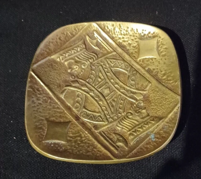 VIDE POCHE EN bronze carte à jouer roi de carreau signé Max Le Verrier ...