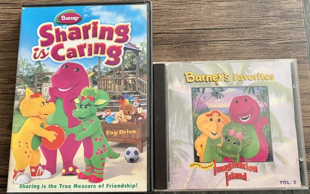 BARNEY SHARING IS Caring DVD + Barney’s Favorites Vol. 2 CD $20.00 ...