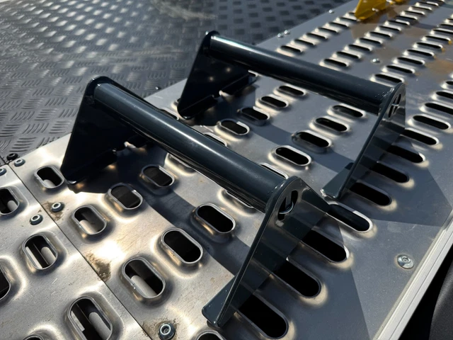 TRAILER QUICK ADJUSTABLE Wheel Chock Wheel Stoppers ONE PAIR Brian ...