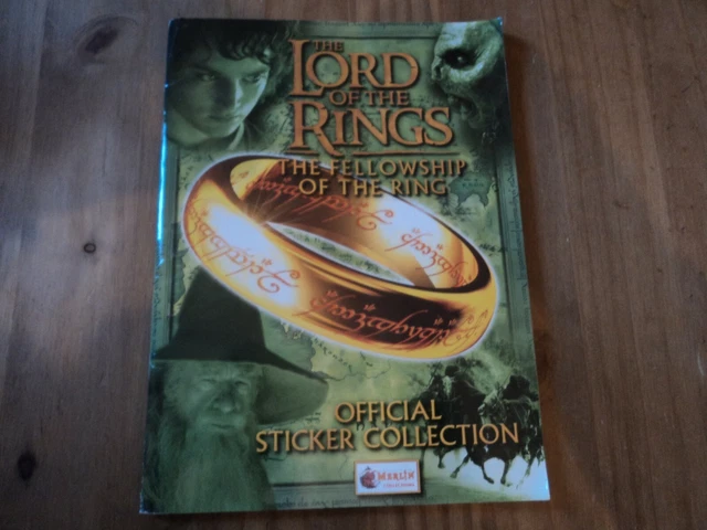 MERLIN THE LORD of the Rings Fellowship Official Sticker Album ...
