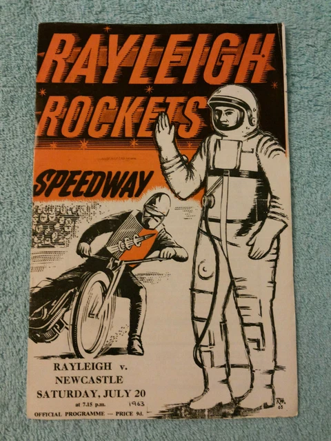 RAYLEIGH SPEEDWAY 1963 ORIGINAL PROGRAMME v NEWCASTLE. 20th JULY. 16th ...