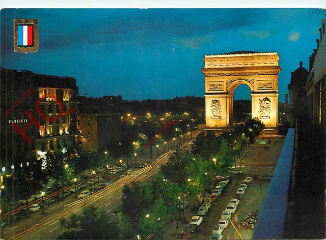 PICTURE POSTCARD; PARIS, Arc De Triomphe £2.49 - PicClick UK