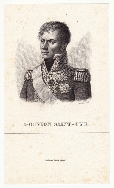 PORTRAIT MARÉCHAL GOUVION de Saint Cyr Napoléon Bonaparte Premier ...