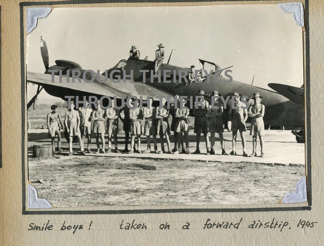 DVD SCANS RAF Airman's WW2 photo album scrapbook 211 Squadron India ...