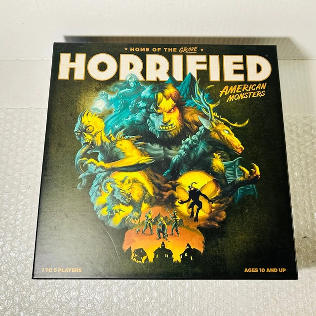HORRIFIED AMERICAN MONSTERS Board Game by Ravensburger NEW Open Box £24 ...