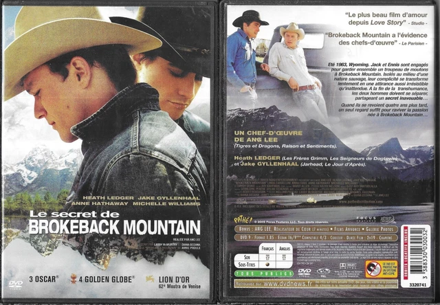 DVD - LE SECRET DE BROKEBACK MOUNTAIN avec ANNE HATHAWAY, HEATH LEDGER ...