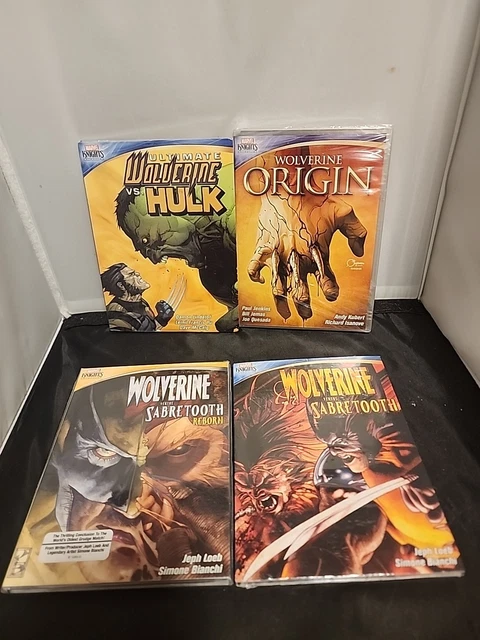 ULTIMATE WOLVERINE MARVEL Knight Collection Vs Hulk, Origin, Sabretooth ...