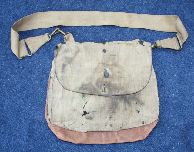 BRITISH ARMY WW1 Officers' Marching Leather Side Bag . Sam Browne ...