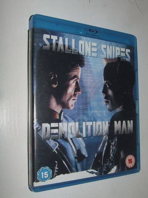 Demolition Man Blu Ray Sylvester Stallone Wesley Snipes Eur 5 61
