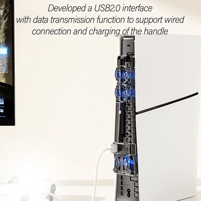 PERFORMANCE COOLING FAN for PS5 Pro with USB Power and Adjustable Modes ...