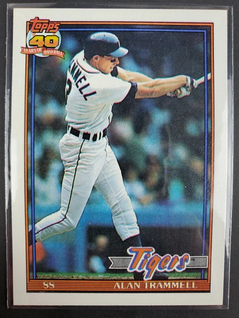 1991 TOPPS ALAN Trammell Detroit Tigers #275 EUR 1,20 - PicClick FR