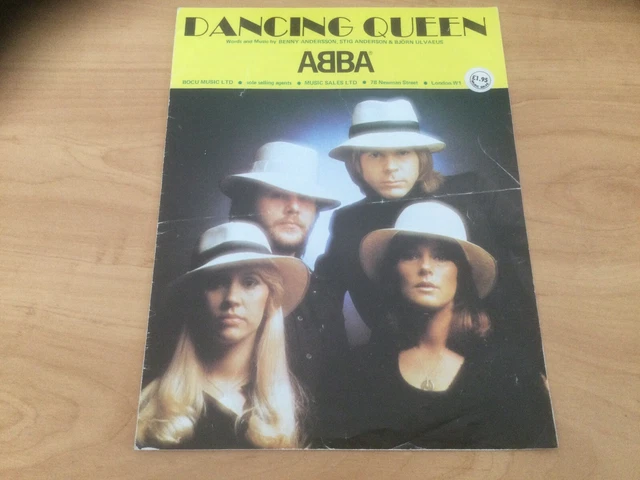 SING ALONG WITH ABBA AVATARS. SHEET MUSIC. DANCING QUEEN 1976 EUR 10,36 ...