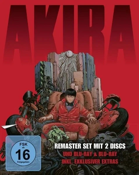 AKIRA - LIMITED Edition (4K Ultra-HD + Blu-ray) - ab 16 Jahren - NEU ...