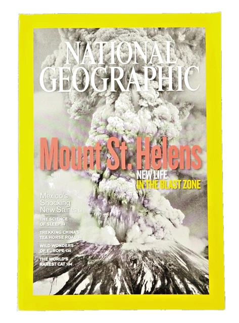 MOUNT ST. HELENS Explodes - May 2010 National Geographic Magazine Ships ...