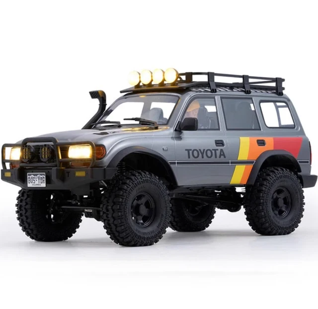 JXC 1/10 FCX10 RC Crawler Land Cruiser LC80 Licensed 4WD Metal RC Rock ...
