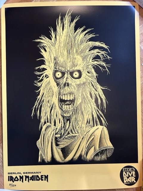 iron-maiden-run-for-your-lives-tour-2025-eddie-s-dive-bar-poster