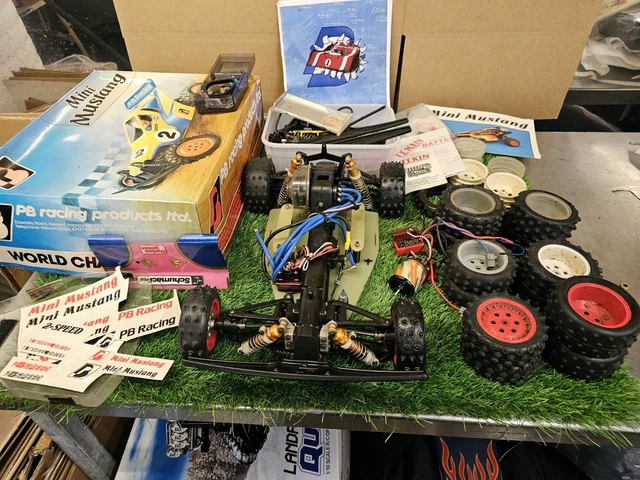 PB MINI MUSTANG Boxed Vintage Clean Rare Brushless Joblot Rc Car £182. ...