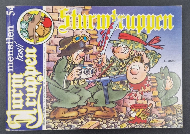 FUMETTO-STURMTRUPPEN-BONVI-MENSILE N.54-G.VINCENT EDIZIONI-1992 EUR 3 ...
