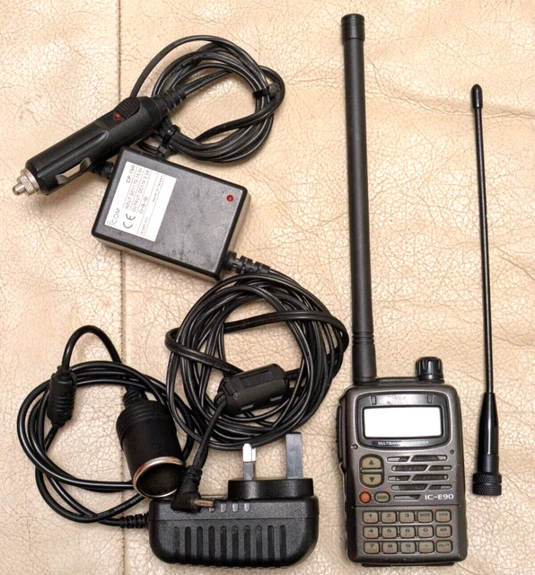 ICOM IC-E90 6M 4m 2m 70cm Multiband FM Transceiver Radio 145 / 443 / 50 ...