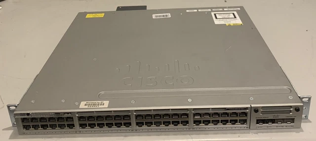 SWITCH CISCO CATALYST WS-C3850-48F-L V07 PSU 1100W Module C3850-NM-2-10G EUR 799,00 - PicClick FR