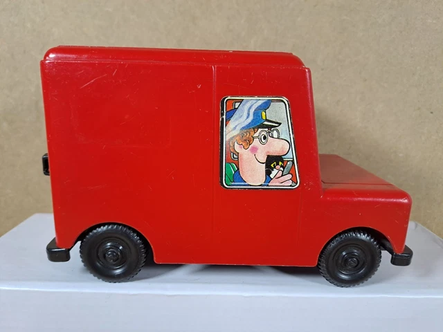 VINTAGE POSTMAN PAT Shape Sorter Van By Merit 80's Made In England £6. ...