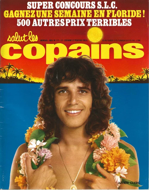 SALUT LES COPAINS n° 111 - Julien Clerc (Novembre 1971) EUR 7,50 ...