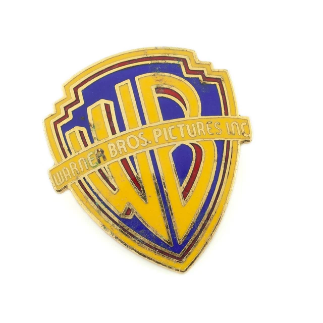 WARNER BROS INSIGNES Émail Épinglette Pinnacle Modèles 1990s Vintage ...