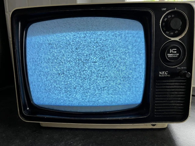 NEC VINTAGE B&W IC Transistor Portable Television Model 12P62 Late ...