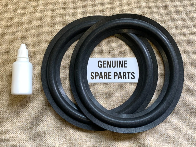 PAIR GENUINE AR7 AR-7 AR Acoustic Research 8” foam surround, woofer ...