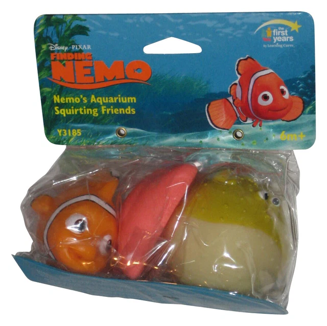 DISNEY PIXAR FINDING Nemo Aquarium Squirting Friends First Years Toy ...