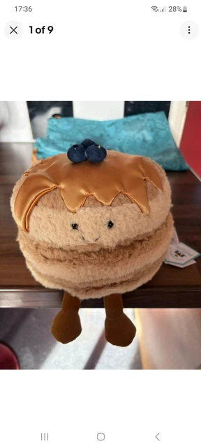 JELLYCAT AMUSEABLE FRAN Pancakes Sold Out Rare Brand New Genuine £43.05 ...