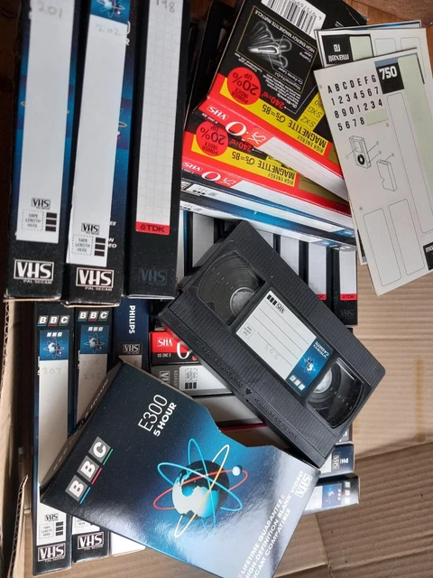 27 VINTAGE VHS Video Cassette Tapes 1990's TV Sport, Comedy ...