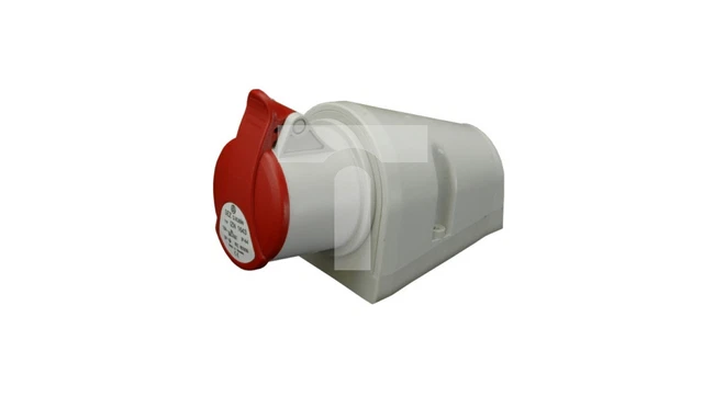 PRISE FIXE 5P 32A 400V rouge IP44 IZN 3253 /T2FR EUR 19,56 - PicClick FR
