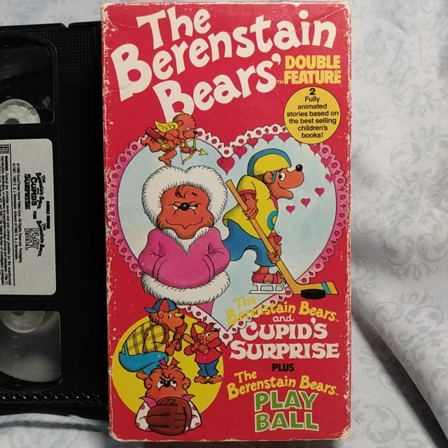 THE BERENSTAIN BEARS Double Feature Cupid's Surprise / Play Ball VHS ...
