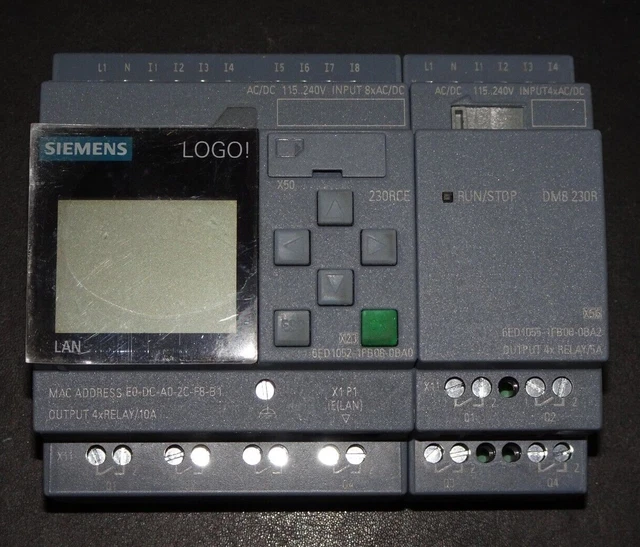 SIEMENS 6ED1052-1FA00-0BA0 6ED10521FA000BA0 Logo! Logo! Cpu Module ...