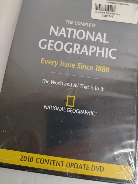 THE COMPLETE NATIONAL Geographic Every Issue Since 1888 DVD-ROM - NEW & SEALED $27.29 - PicClick CA