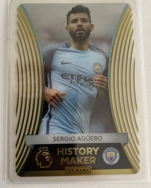 PANINI ADRENALYN XL 2025 History Maker, Sergio Aguero Signature Card. £ ...