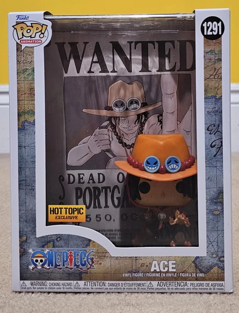 FUNKO POP! ONE Piece Wanted Poster: Ace Hot Topic Exclusive $115.00 ...