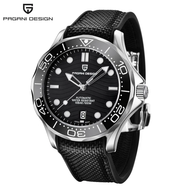 PAGANI DESIGN PD1685 - Omega Seamaster Homage EUR 123,00 - PicClick ES