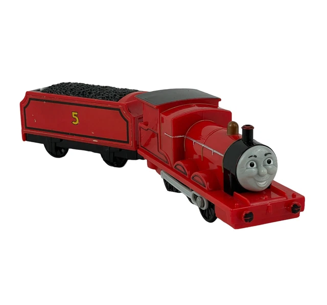 THOMAS & FRIENDS TrackMaster Talking James & Tender Motorized Train ...