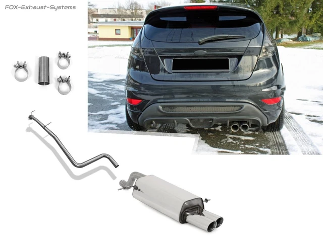 INOX RACE-ANLAGE +TUYAU Flexible Ford Fiesta MK7 JA8 Incl. Sport 1.2l ...