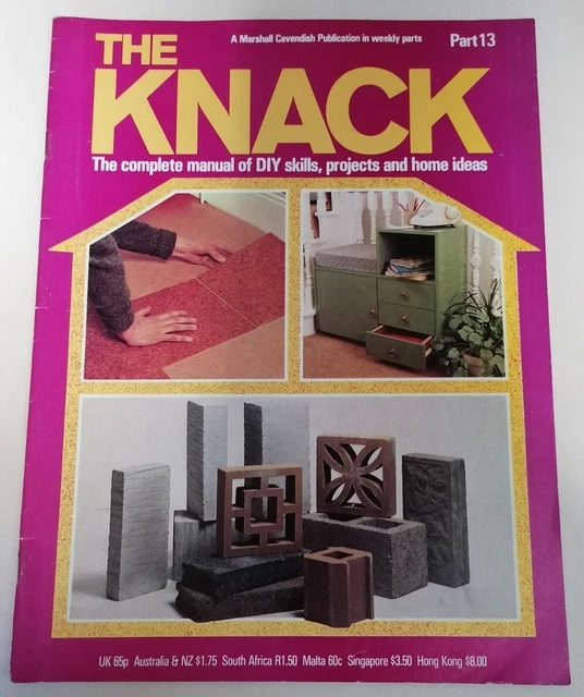 MAGAZINE - VINTAGE 1981 The Knack DIY Marshall Cavendish Manual Part 13 ...