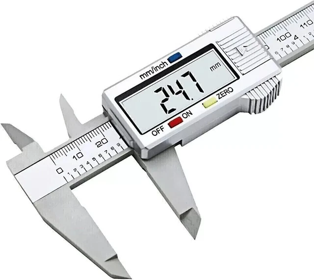 6 INCH DIGITAL Vernier Caliper 150Mm Stainless Steel Micrometer ...