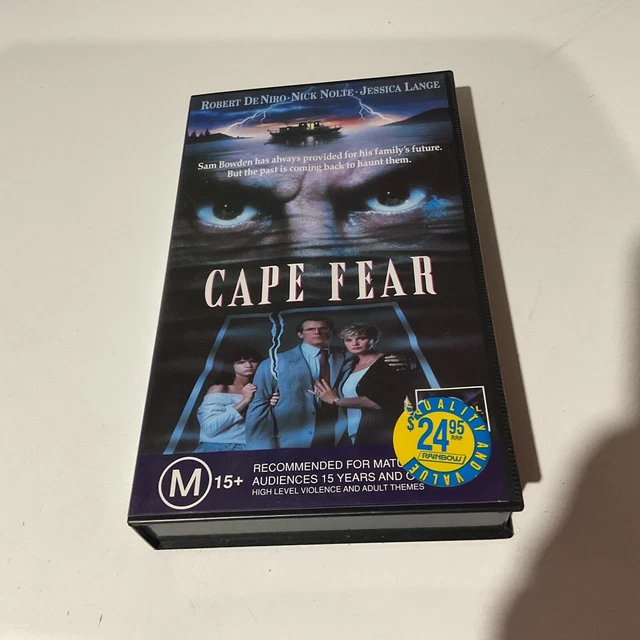 CAPE FEAR VHS Tape | Robert De Niro, Vintage Video Movie M Vintage 1991 ...