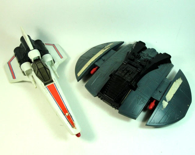 VINTAGE 1978 MATTEL BATTLESTAR GALACTICA Cylon Raider w Viper Non ...