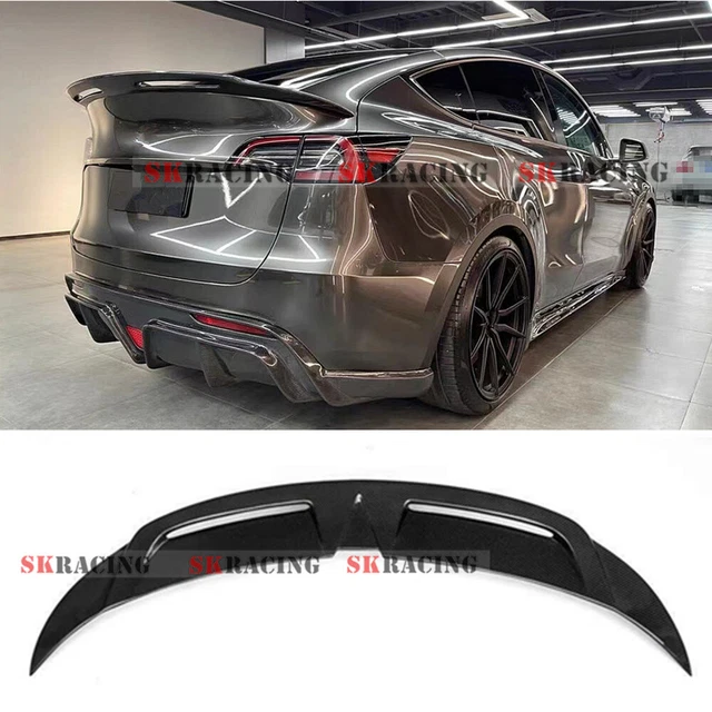 FIT FOR 2020-2023 Tesla Model Y Real Carbon Fiber Rear Trunk Lid ...