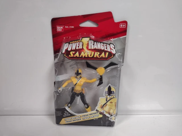 POWER RANGERS SAMURAI Mega Ranger Yellow Earth Action Figure £22.09 ...